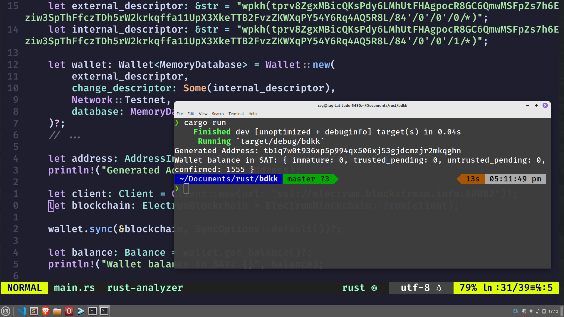 Exploring Bitcoin BDK with Rust code – Part 2 - Red And Green